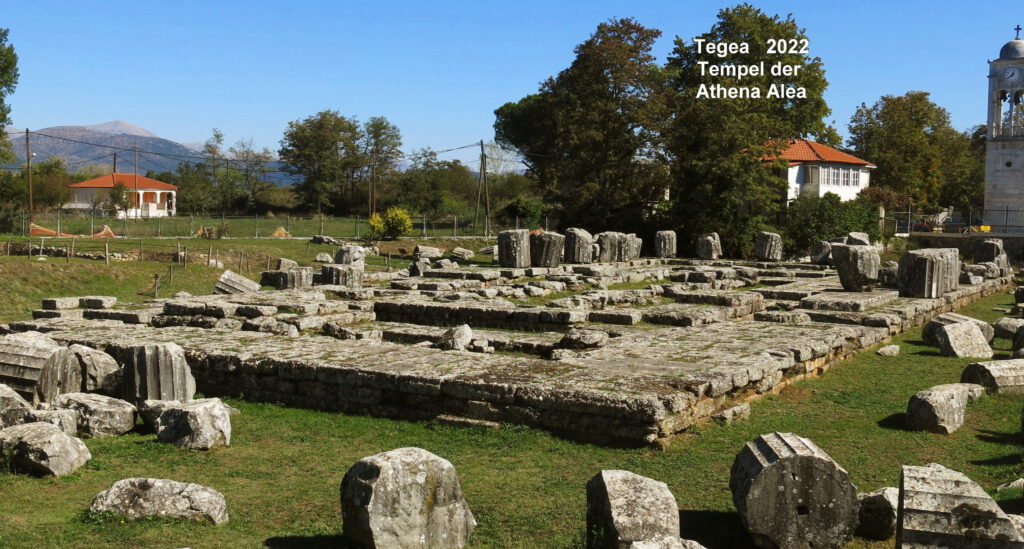 Tegea - Antike Orte